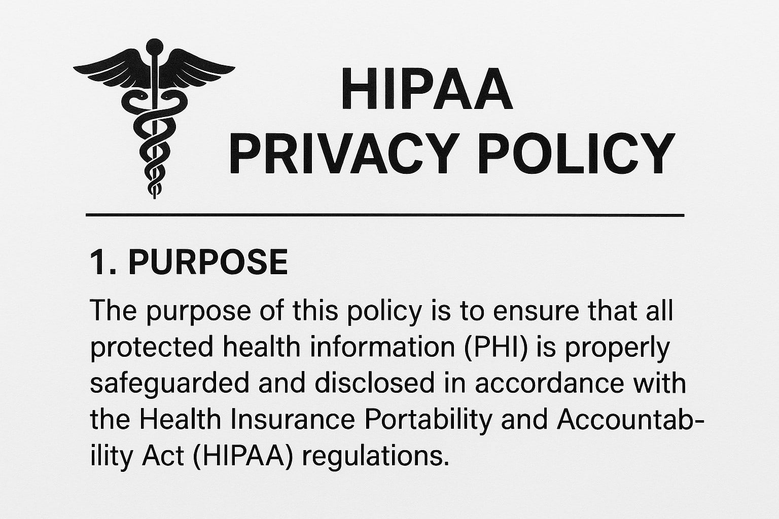 HIPAA Privacy Policy