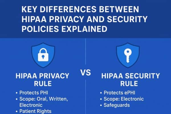 Key Differences Between HIPAA Privacy and Security Policies Explained