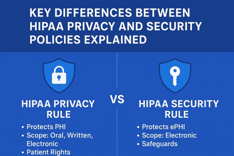 Key Differences Between HIPAA Privacy and Security Policies Explained