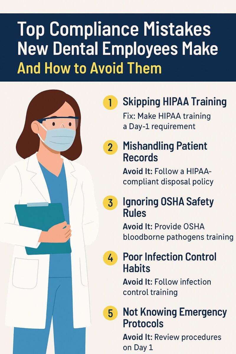Top Compliance Errors of Dental Office and How to Avoid Them